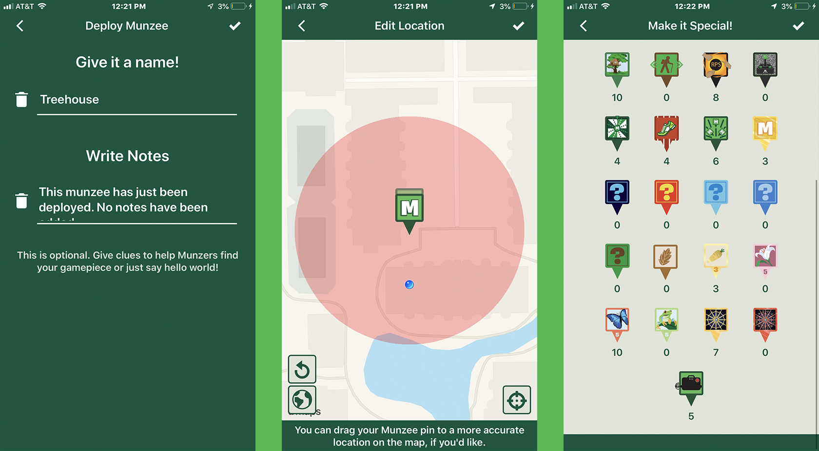 Bouncer Destinations – Munzee Support